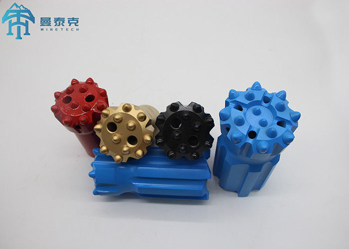 89mm T45 Retract Button Bit Semi Ballistic Hard Rock Drill For Mining